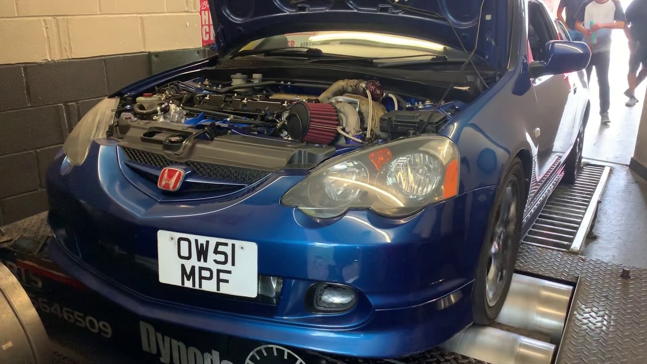 Honda Integra DC5 boosted Turbo 400bhp what a car at Dynodaze Rolling ...