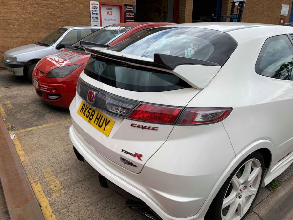 Tegiwa Carbon Rear Wing Spoiler Blade Honda Civic Type R FN2 - Dynodaze ...