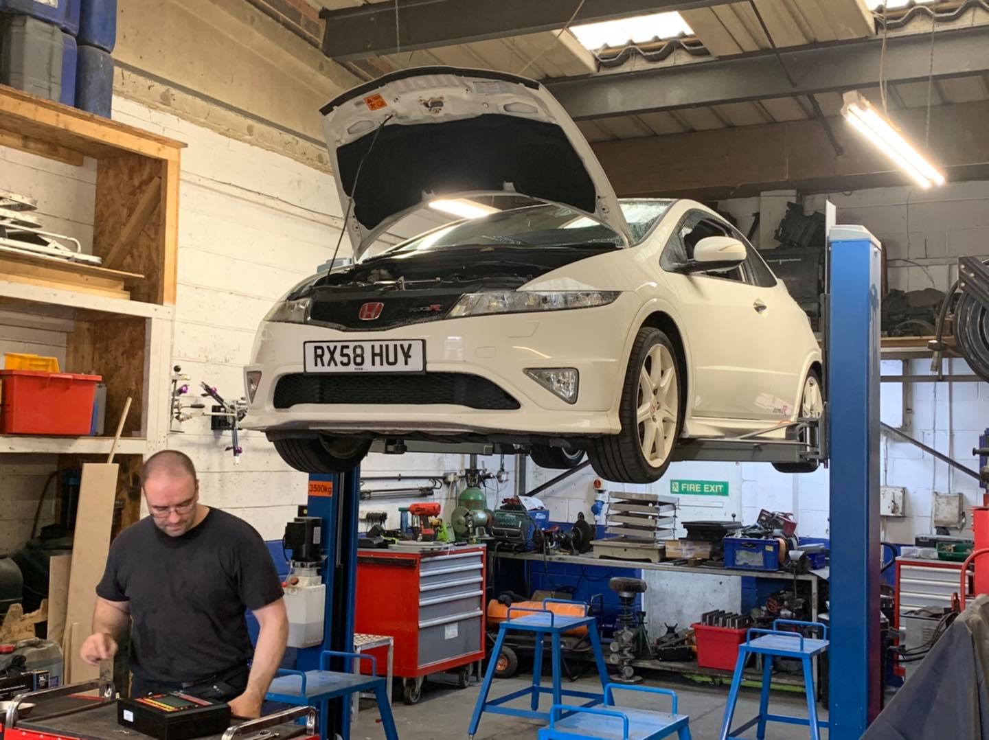 Alignment, Geometry and Corner weighting :) Honda Civic Type R FN2 ...