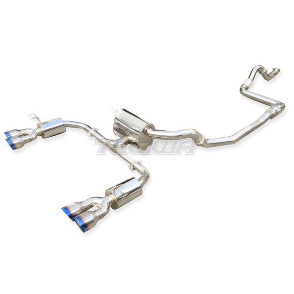 INVIDIA Q300 TI CAT BACK EXHAUST SYSTEM HONDA CIVIC TYPE R FK2 15+ RHD ...
