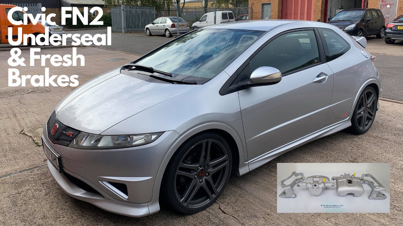 Honda Civic Fn2 TypeR Freshen Up Undersealing and Calipers - Dynodaze ...
