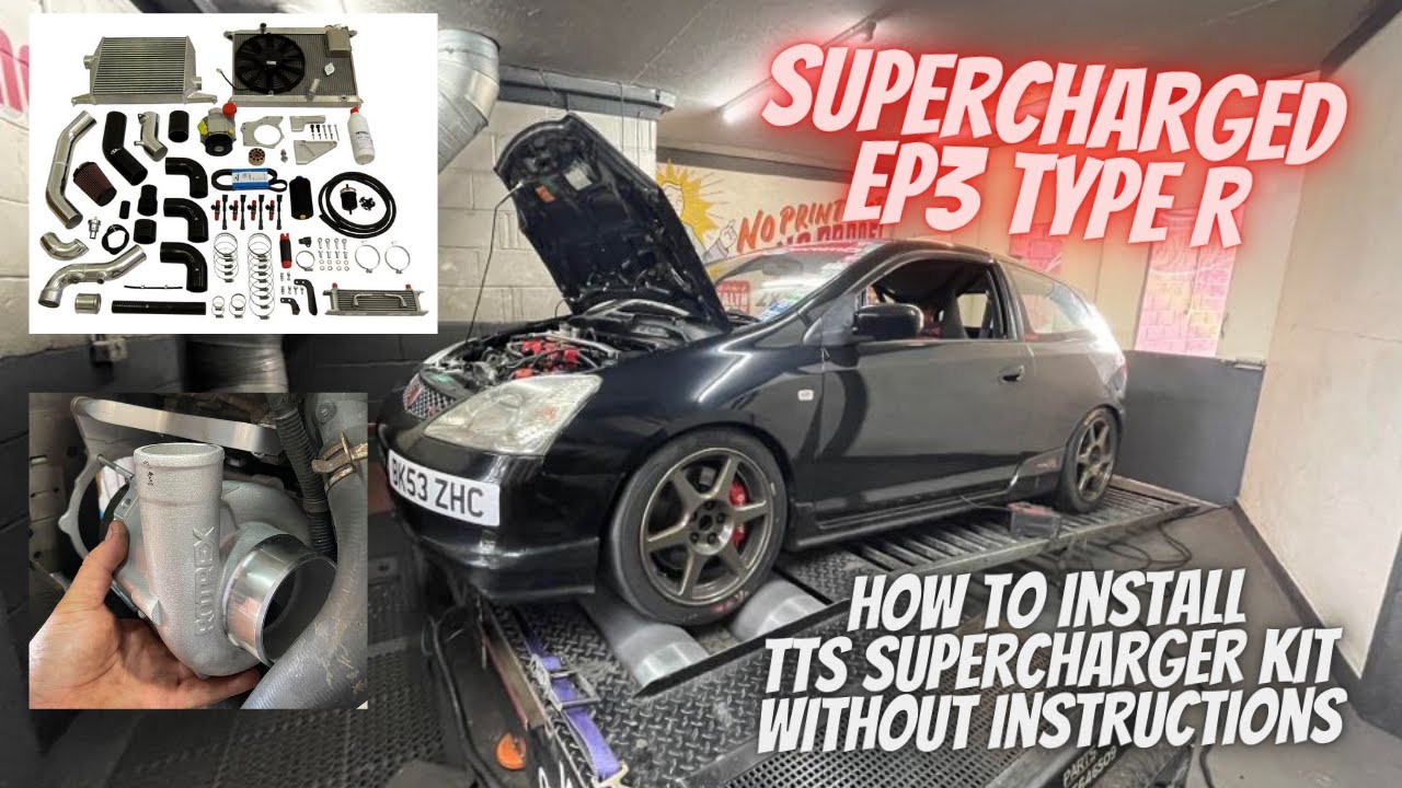 Honda Civic Ep3 Type R How to fit TTS Supercharger Kit and Remapping ...