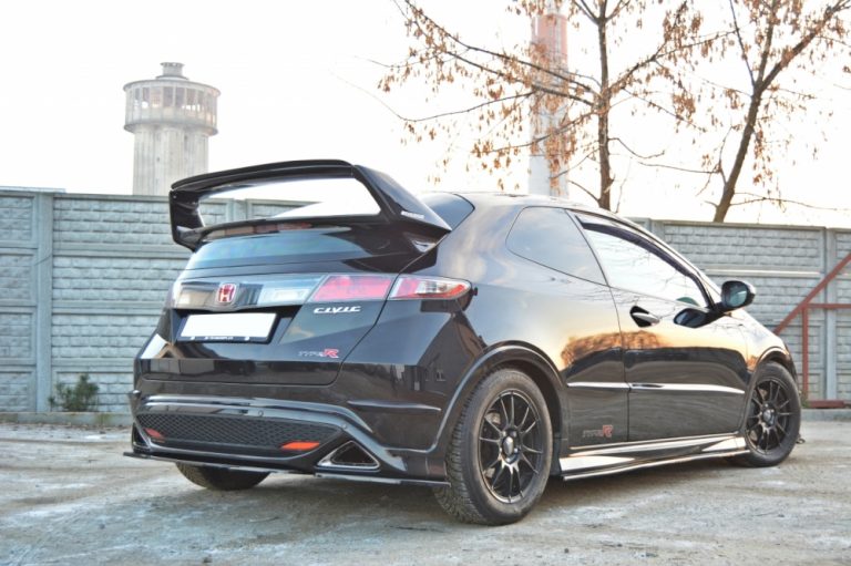 MAXTON DESIGN SPOILER EXTENSION HONDA CIVIC VIII TYPE R FN2 - (FOR ...