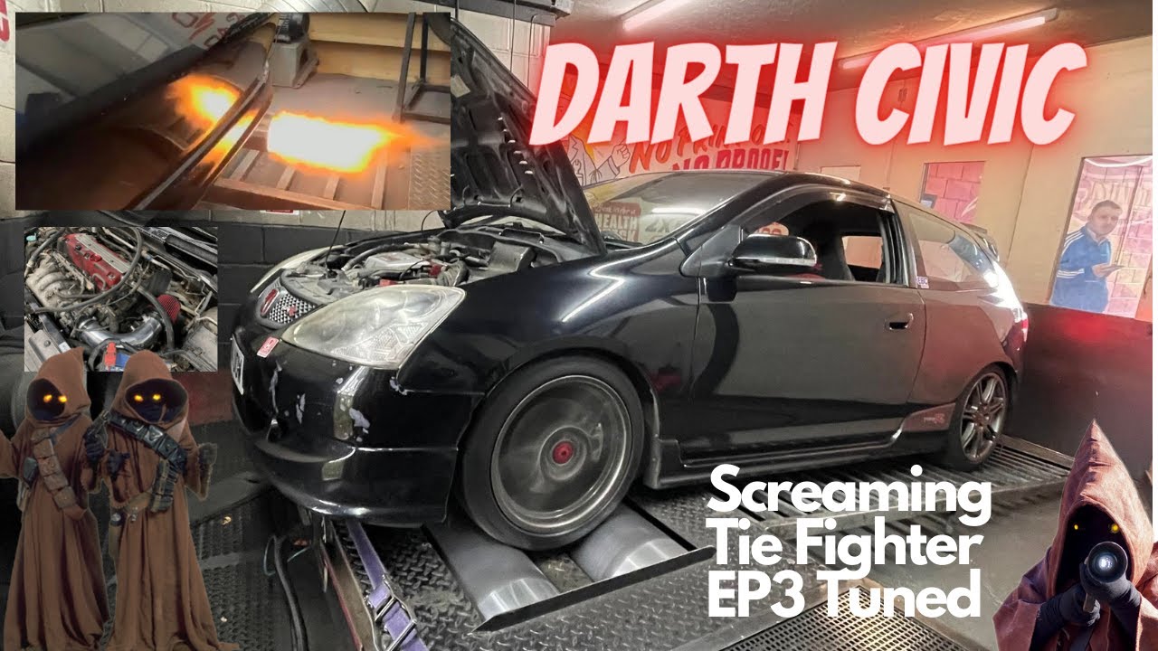 Honda Civic Type R Ep3 Mapped and Dynodaze Induction Kit Proved again ...