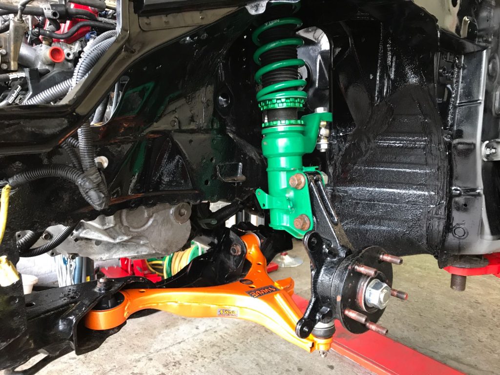 Front Lower Wishbone Arm with 35% Hardend Rubber Bush for Civic EP2 ...